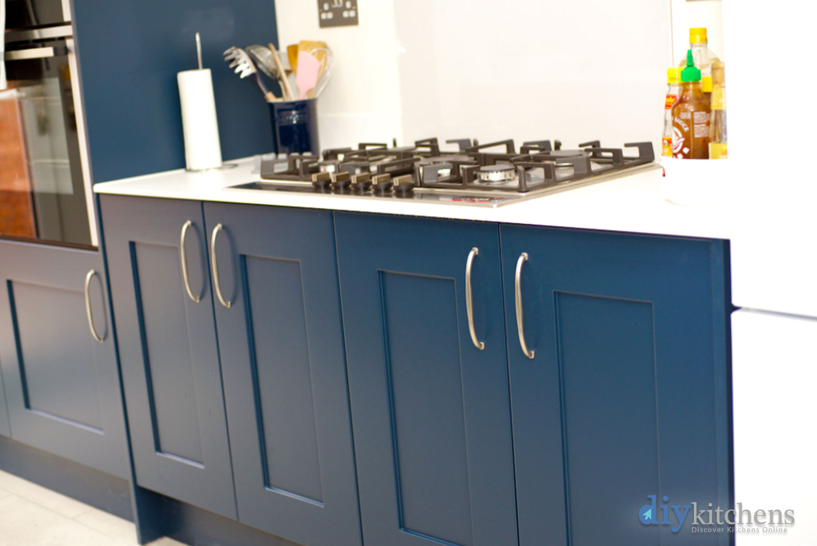 Shaker Blue Real Kitchens