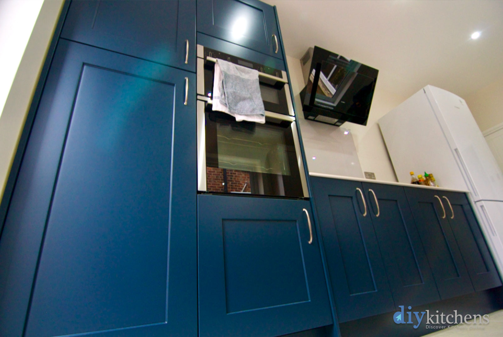 Shaker Blue Real Kitchens
