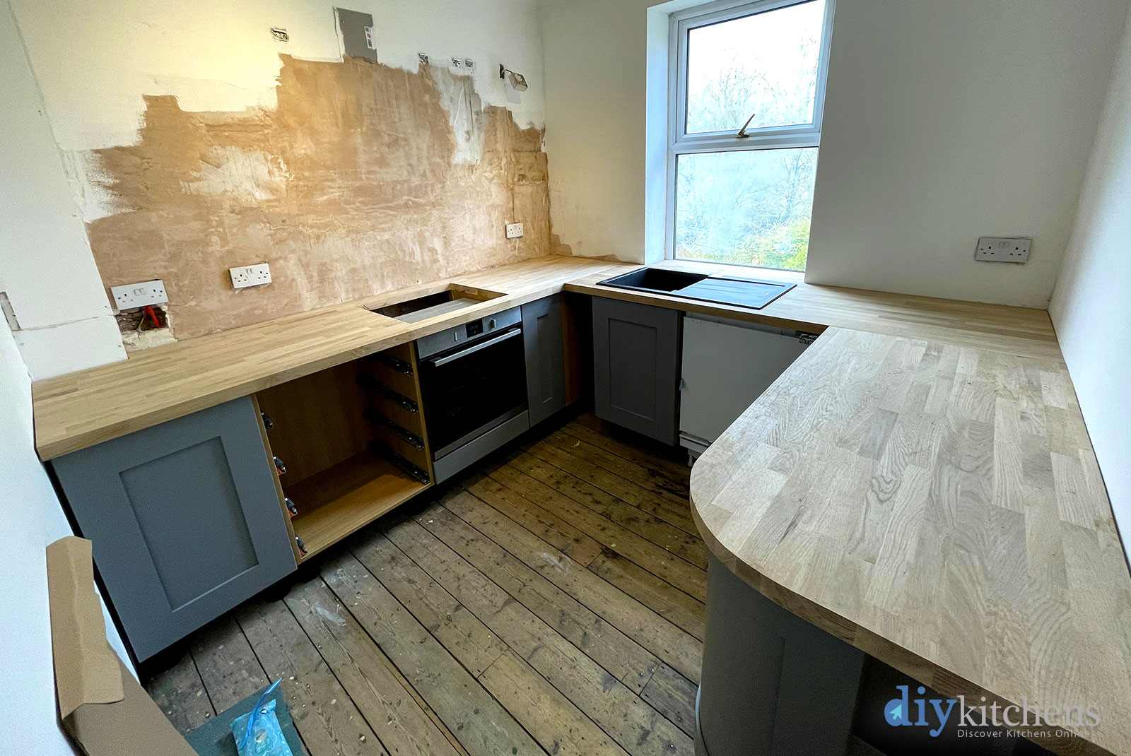 Shaker Blue Real Kitchens