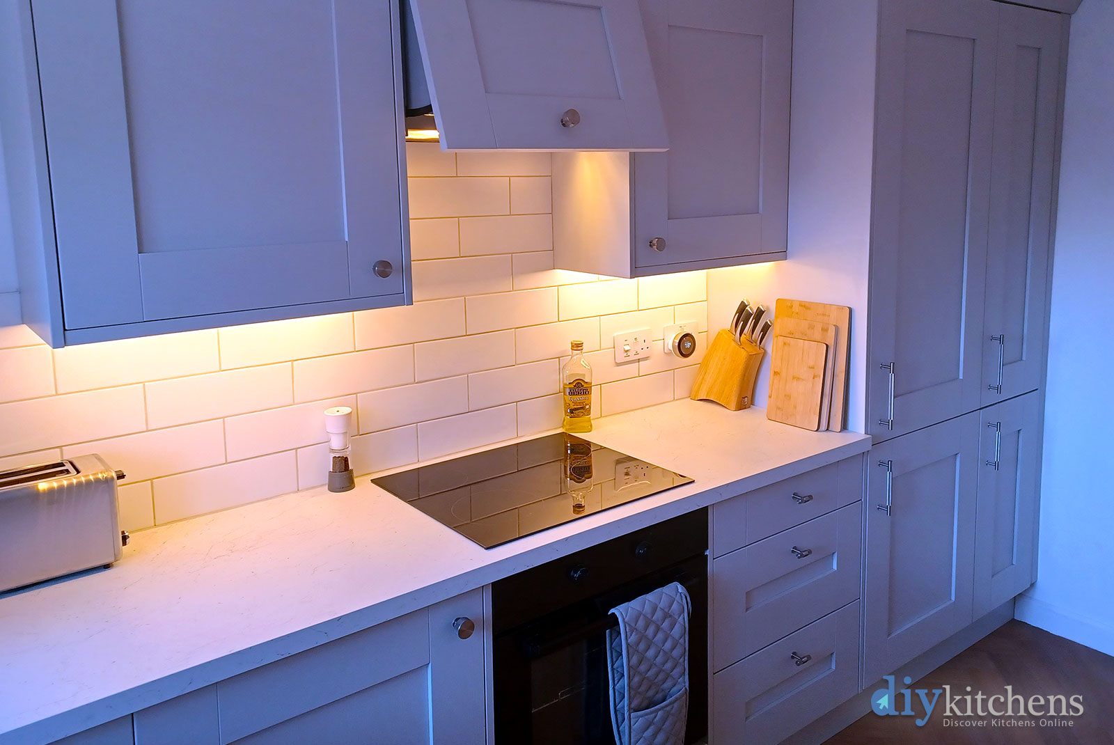 Shaker Blue Real Kitchens