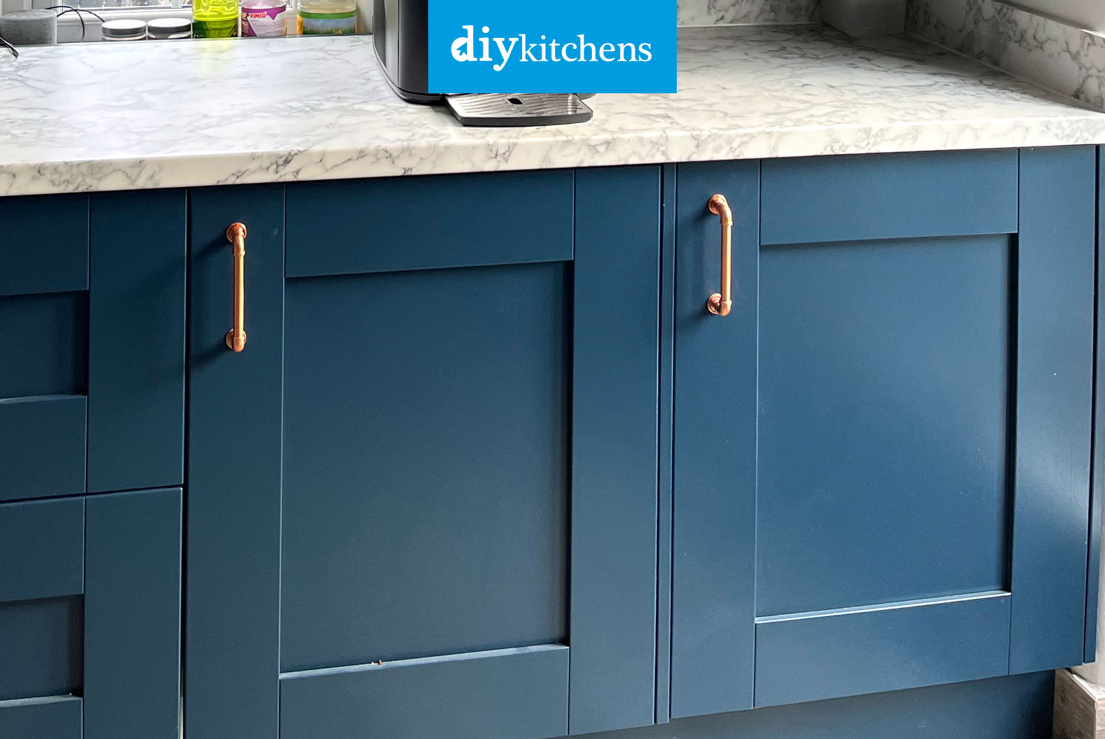 Shaker Blue Real Kitchens