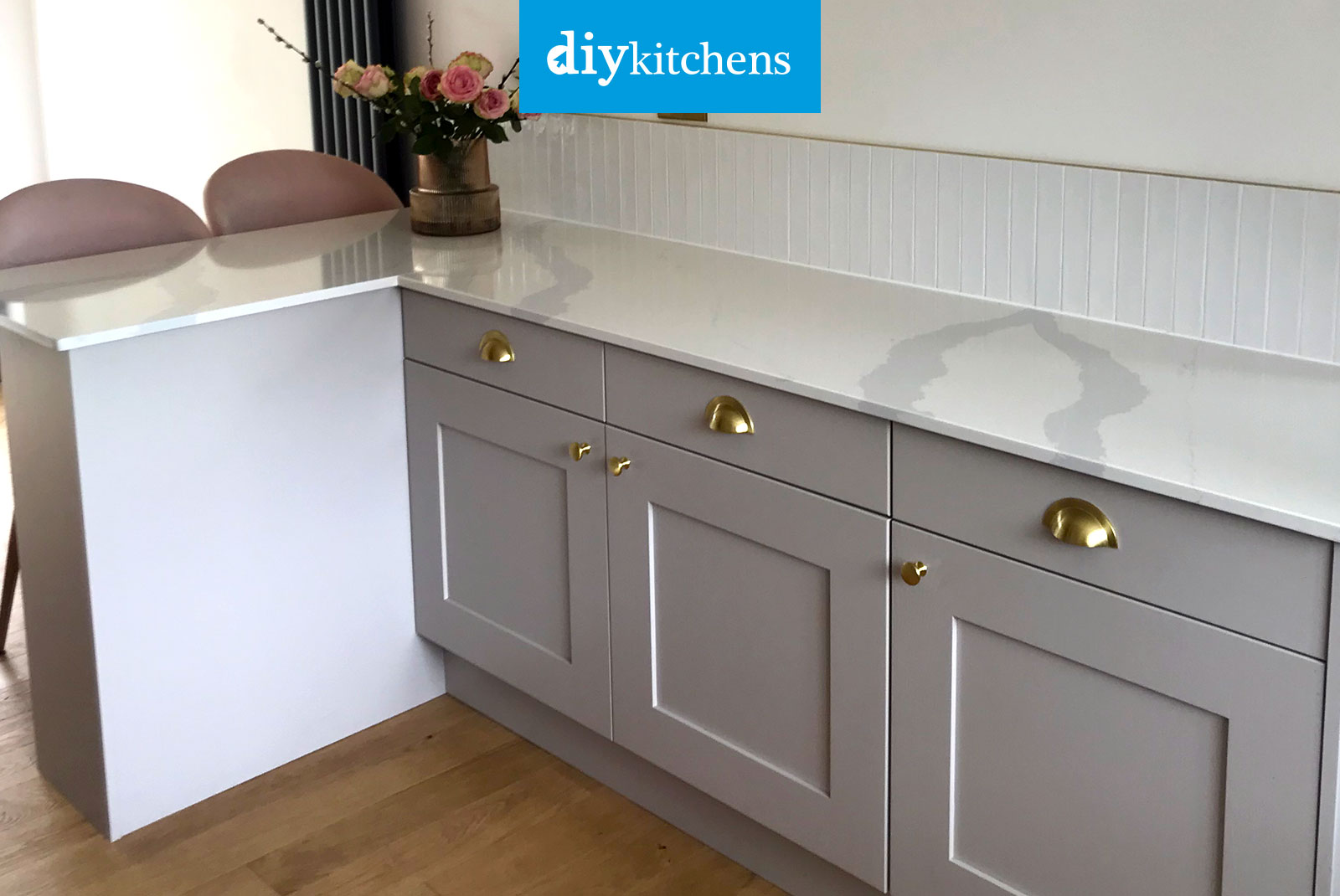 Shaker Blue Real Kitchens