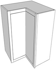 Helmsley Bespoke Painted - 600X600 Corner Wall Unit - 720mm High - DIY ...