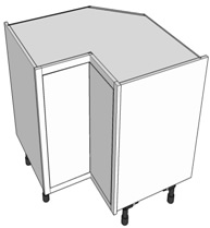 Helmsley Cashmere - 900 X 900 L Shaped Corner Base Unit (With Carousel ...